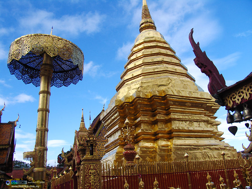 Wat Phra Doi Suthep at Chiangmai, Thailand