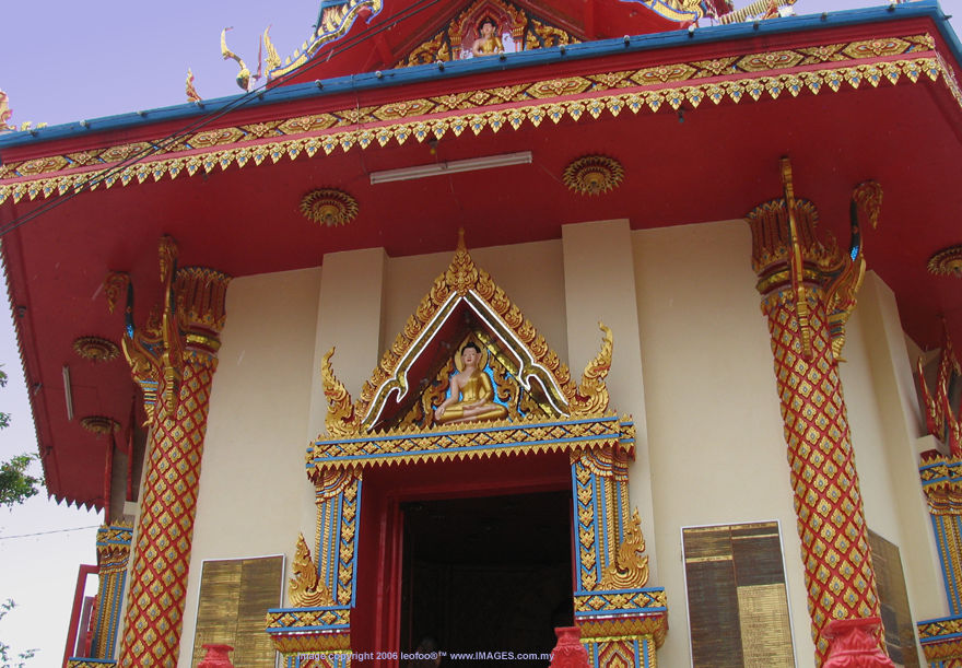 Wat Chaiyamangalaram Religious Thai (Siamese) Buddhist Temple, Penang ...